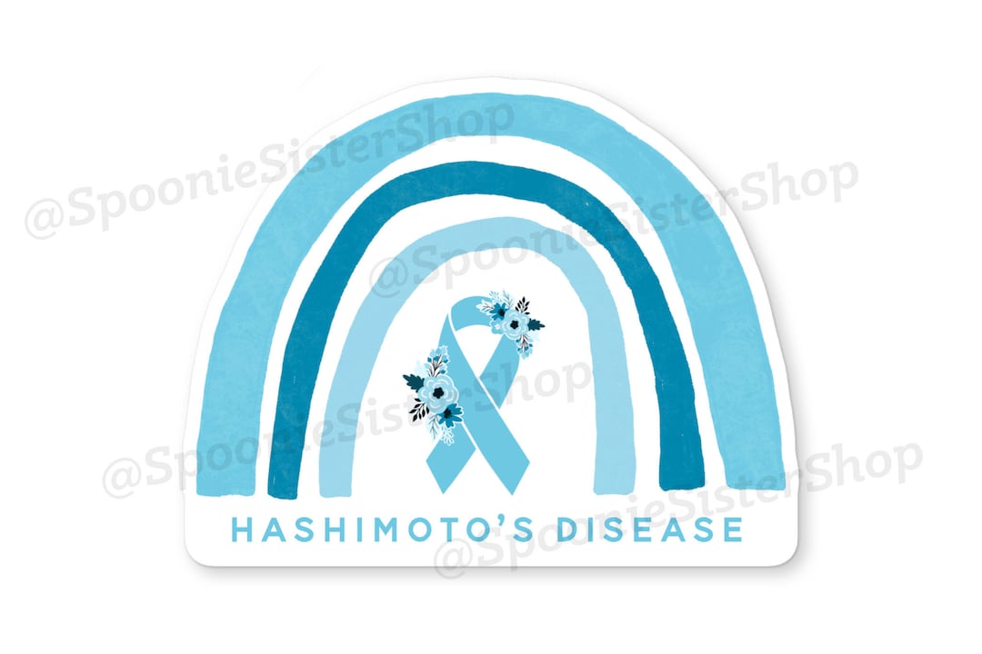 Hashimoto's Rainbow Sticker, Hashimoto’s Disease Awareness Stickers ...