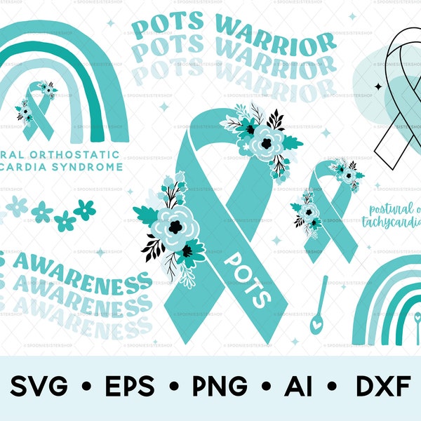 Pots Awareness Svg - Etsy