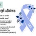 IBS Awareness Sticker, Irritable Bowel Syndrome Stickers, IBS Awareness ...