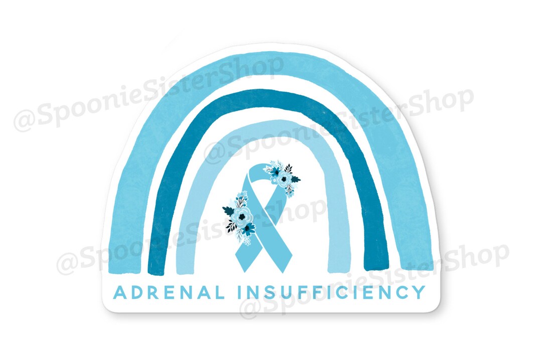 Adrenal Insufficiency Rainbow Sticker, Adrenal Insufficiency Awareness ...