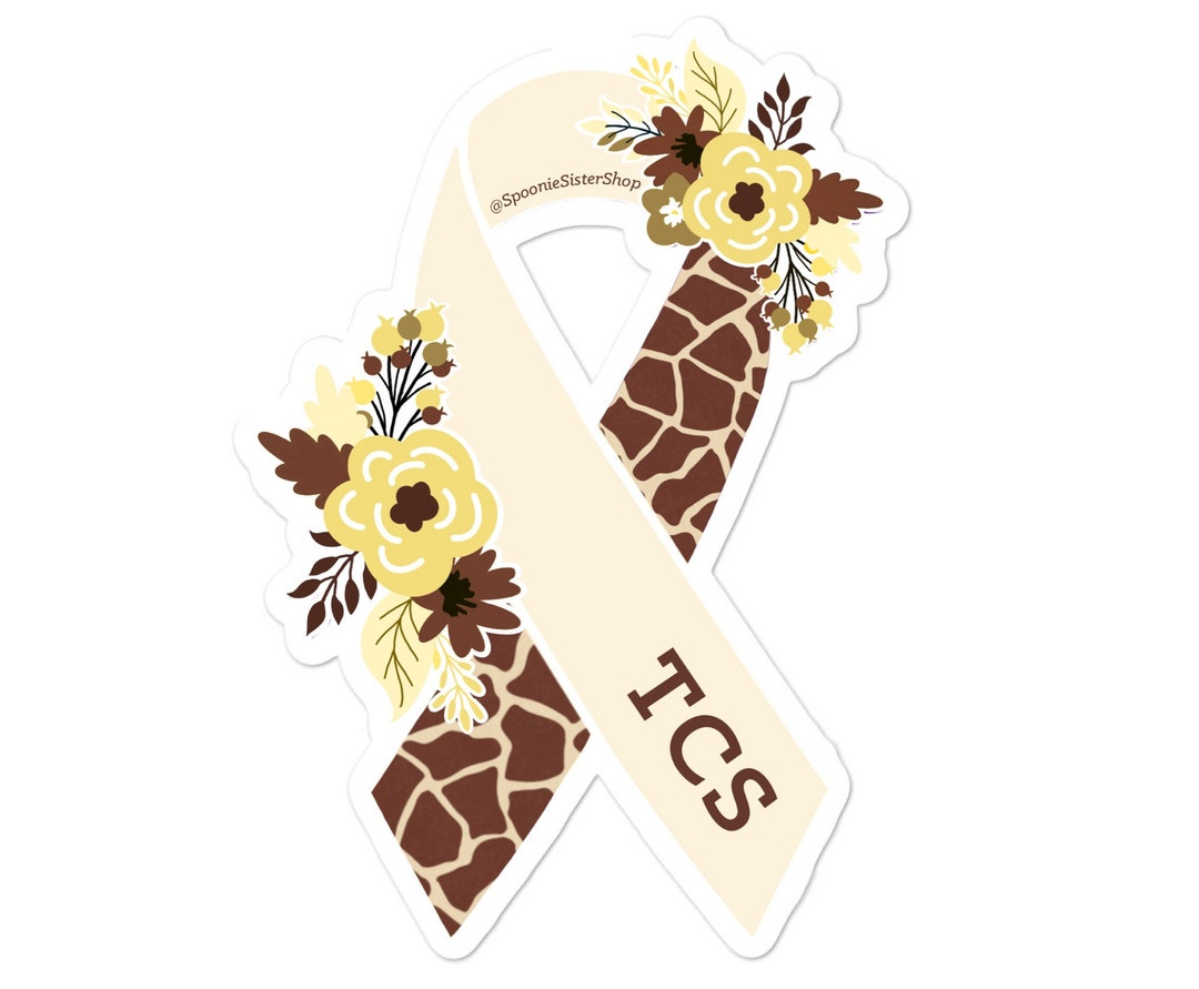 Tethered Cord Syndrome Sticker, TCS Awareness Stickers, Tethered Cord ...