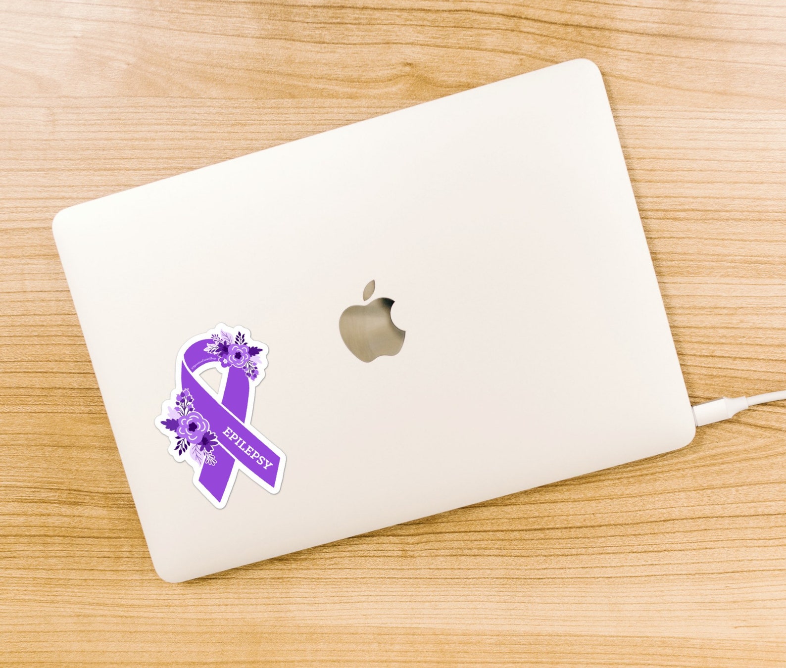 Epilepsy Awareness Sticker, Epilepsy Stickers, Purple Awareness Ribbon ...