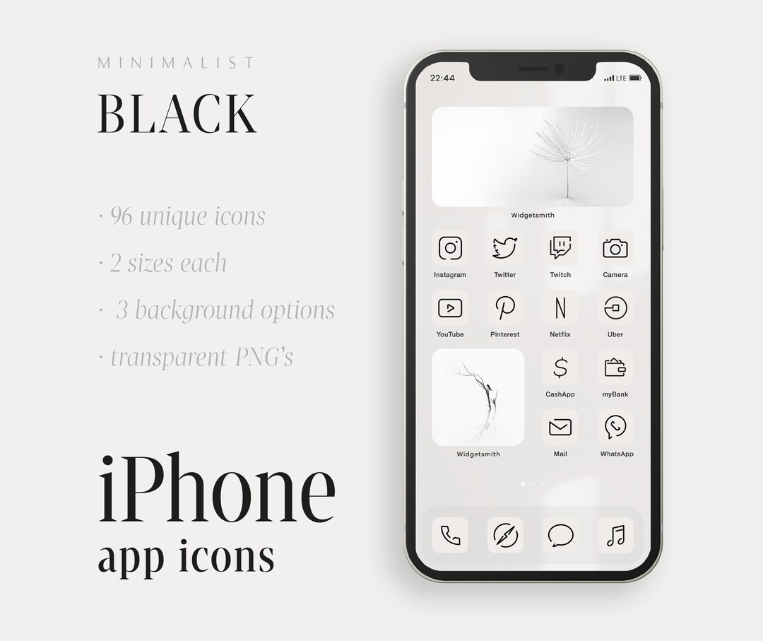 Black IPhone App Icons 96 Unique Icon Mega Pack Minimalist Social Black IPhone App Icons 96 Unique Icon Mega Pack Minimalist Social