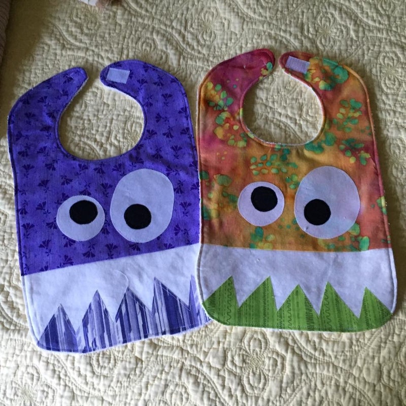 Monster Bib - Etsy