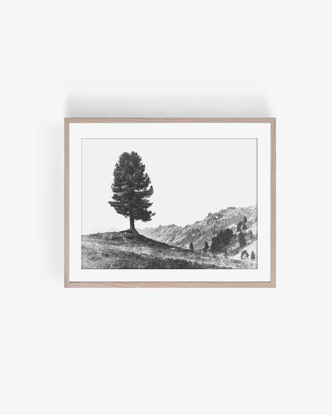 Lone Tree Wall Art, Natural Photograph, Digital Download, Landscape ...