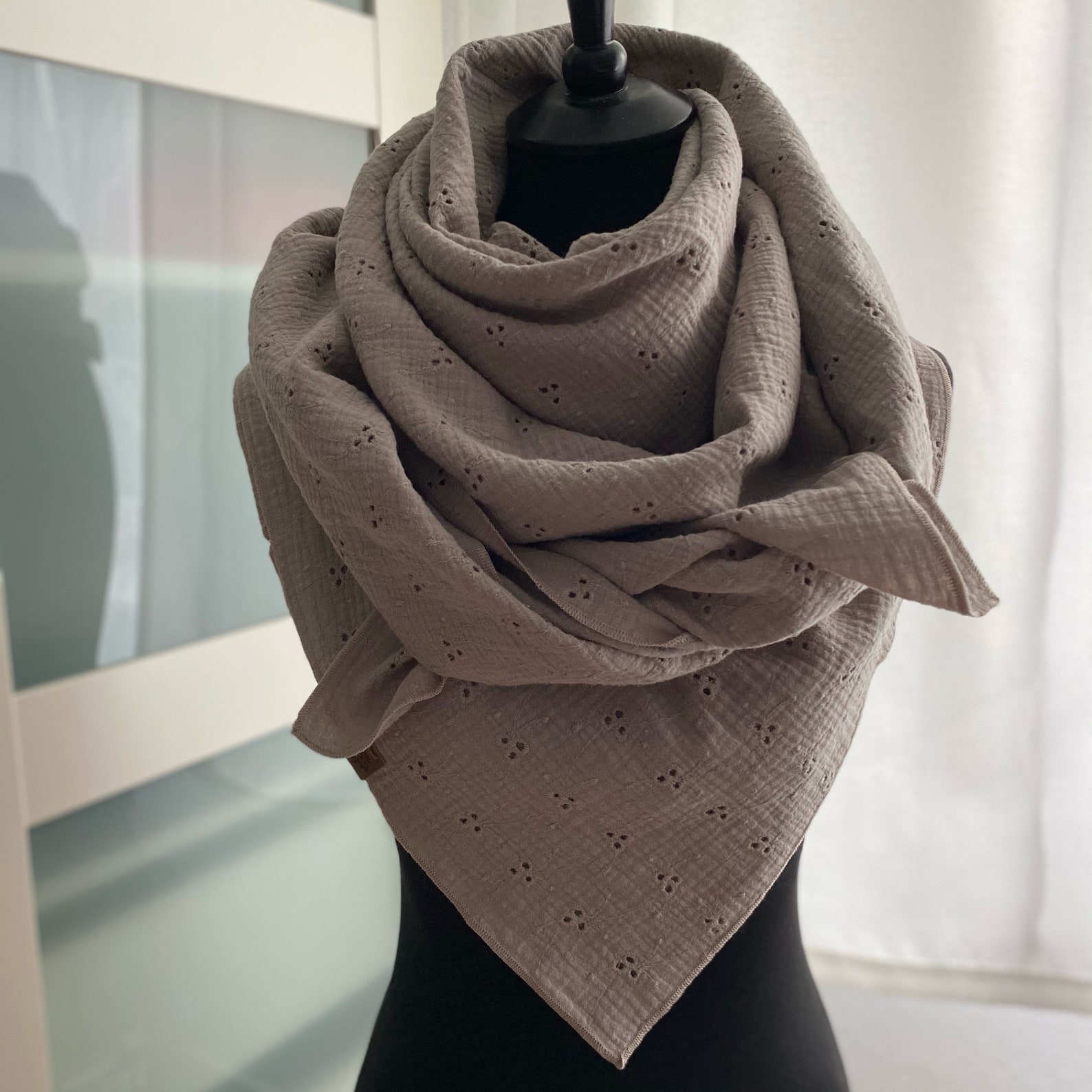 Muslin Scarf Triangular Scarf Women's Scarf Scarf for - Etsy UK