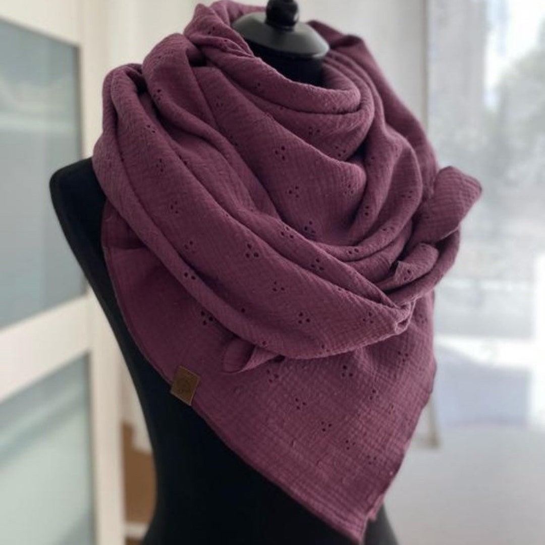 Muslin Cloth Triangular Cloth Women's Cloth Neckerchief - Etsy UK