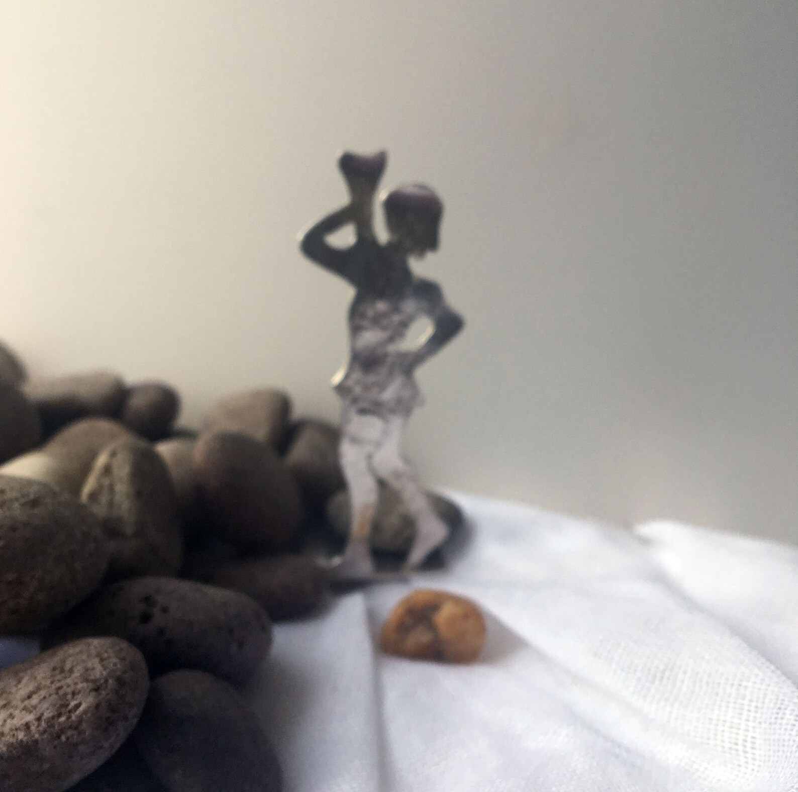 Ancient Greek Water Carrier. Sterling Silver Semi-abstract Figurine ...