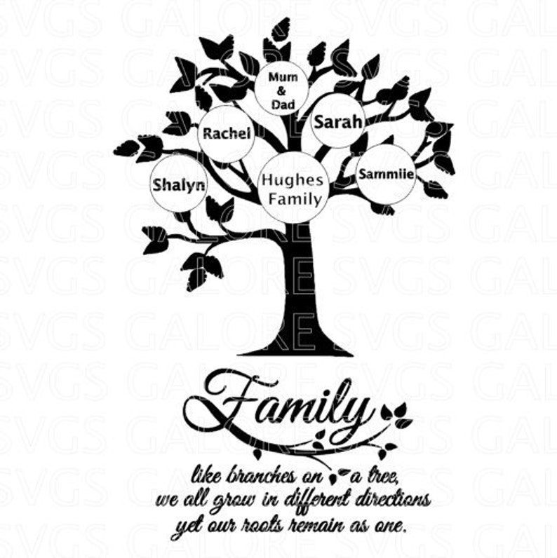 13 Template Cricut Family Tree SVG Free Download Free SVG Cut Files 