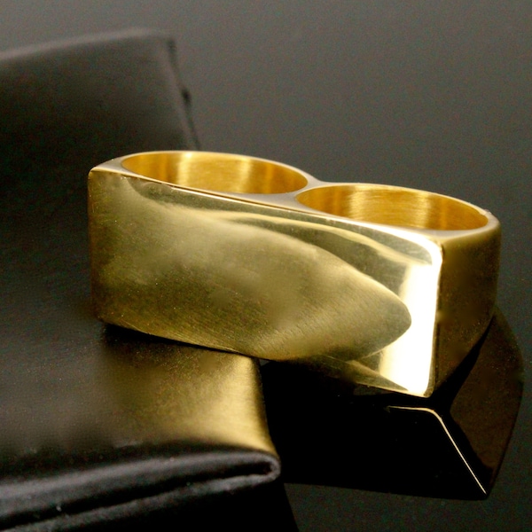 Brass Knuckle Rings - Etsy