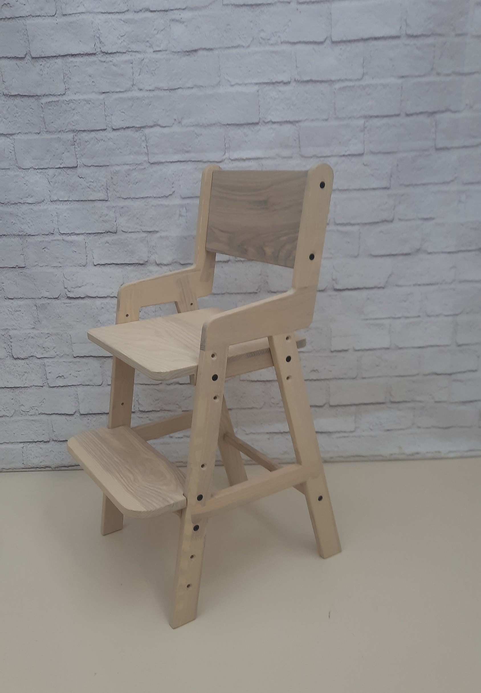 Children's Chair for Growth, Montessori Chair, Children's Chair, Wooden ...
