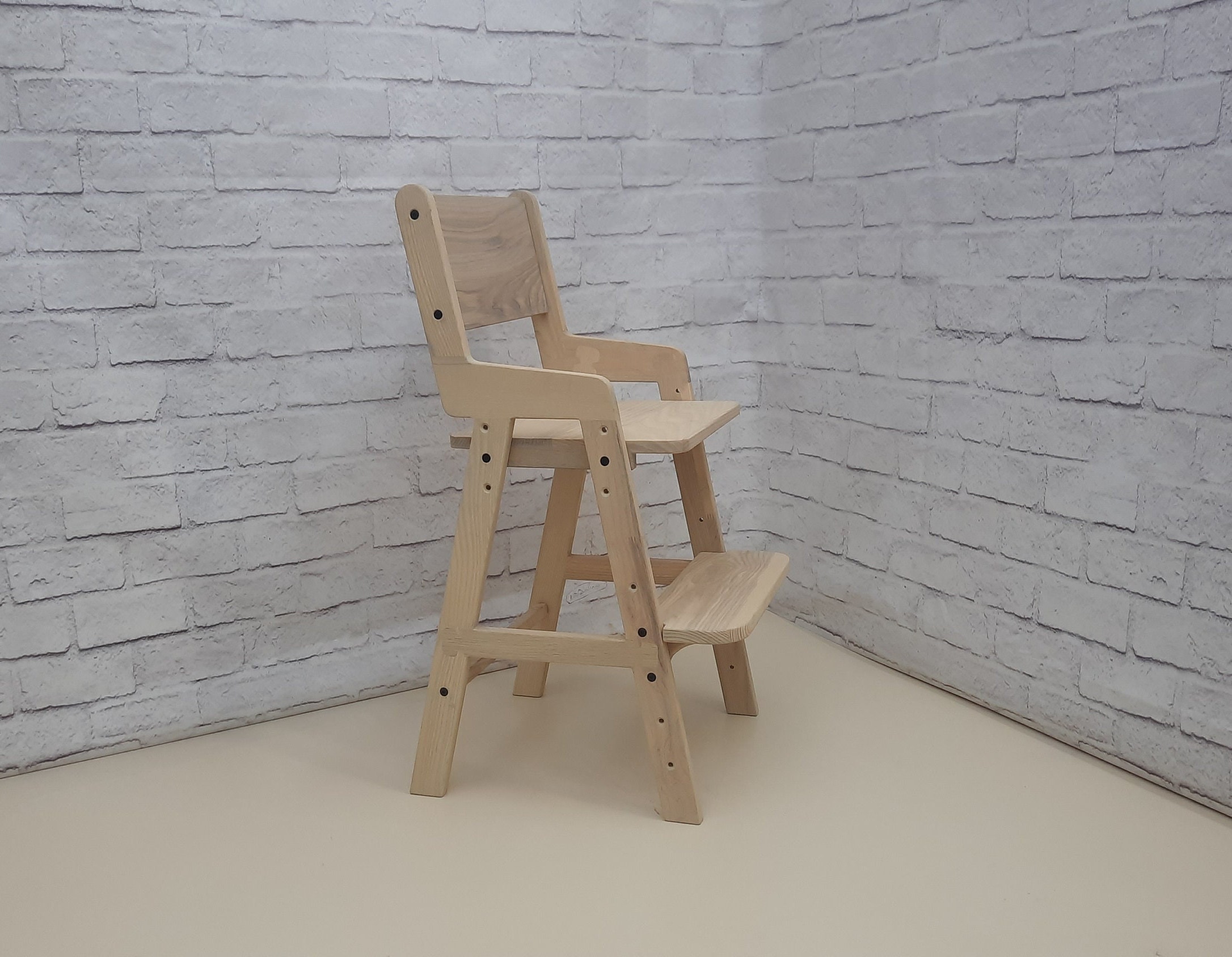 Children's Chair for Growth, Montessori Chair, Children's Chair, Wooden ...