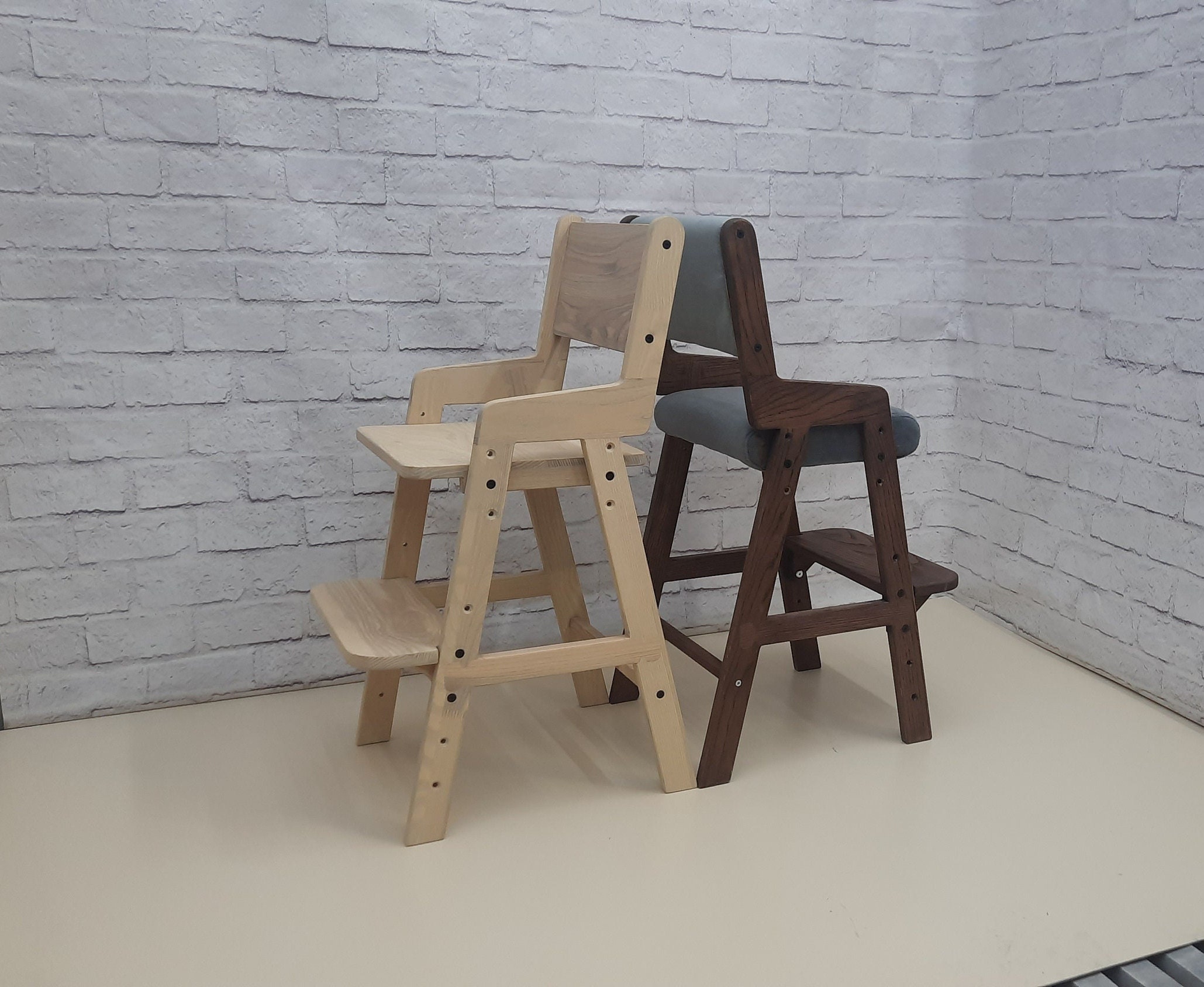 Children's Chair for Growth, Montessori Chair, Children's Chair, Wooden ...