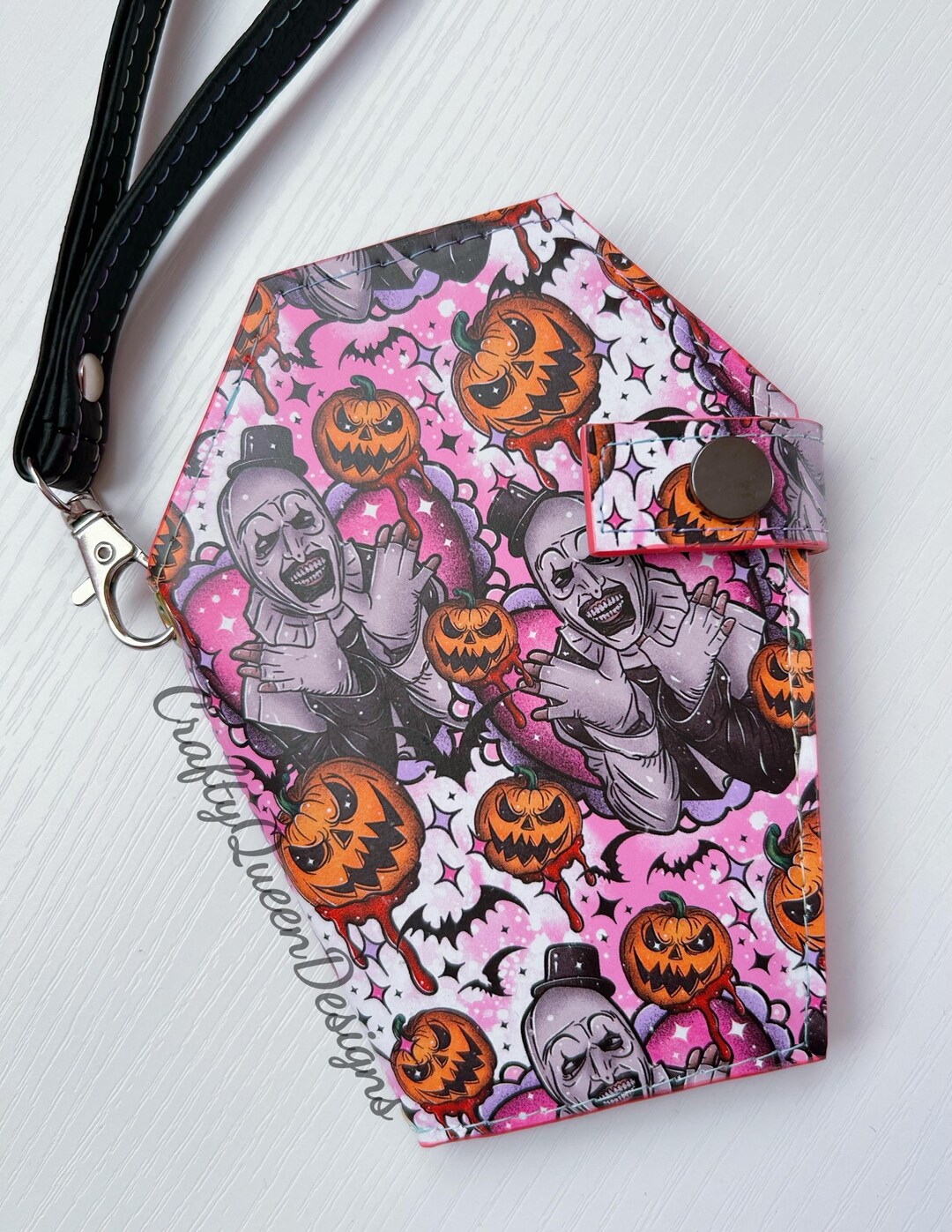 Valentines Horror Clown Coffin Wallet - Etsy
