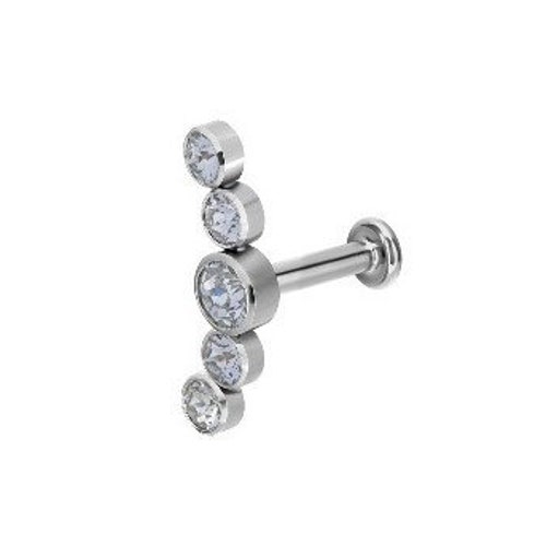 Titanium Internally Threaded Tragus Earring Helix Stud Snug - Etsy