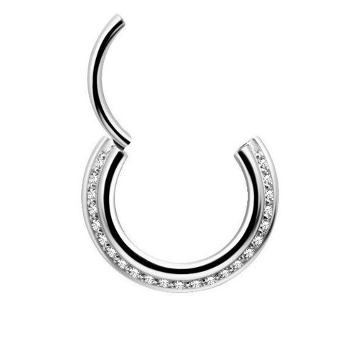 Gold Septum Clicker Daith Piercing Helix Cartilage Ring Set - Etsy