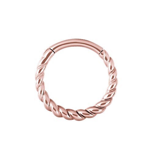 Beautiful 16g Rose Gold Daith Piercing Ear Cartilage/helix/conch/septum ...