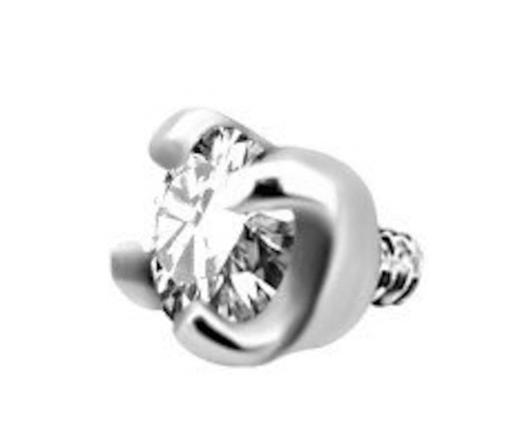16g Internally Threaded Jeweled Prong Setting Top Part for 16g ...