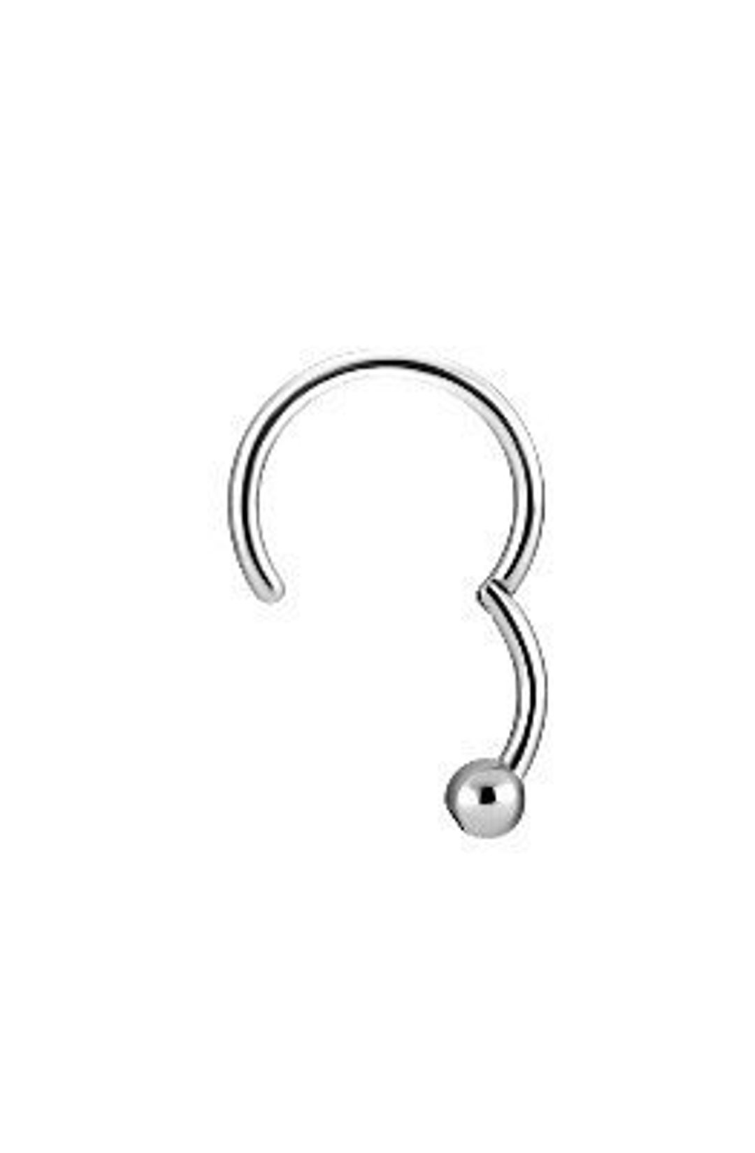 16g Septum Ring Daith Piercing Helix Clicker..316l Surgical Steel 16g ...
