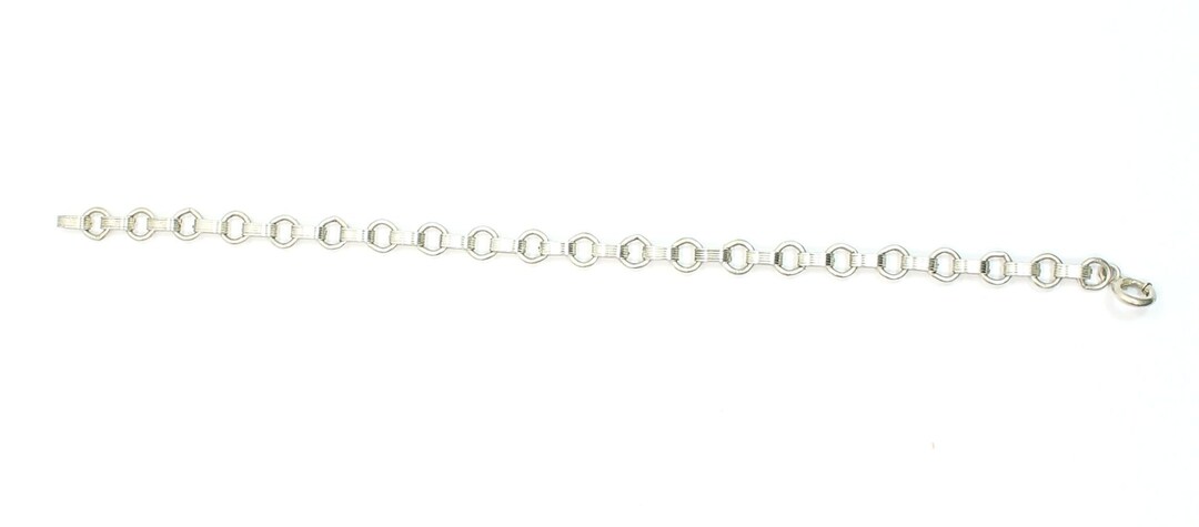 Elegant book Chain Link Sterling Silver Bracelet - Etsy