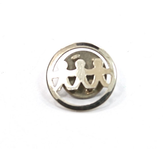 Interesting Gold Tone holding Hands Estate Pin | Etsy