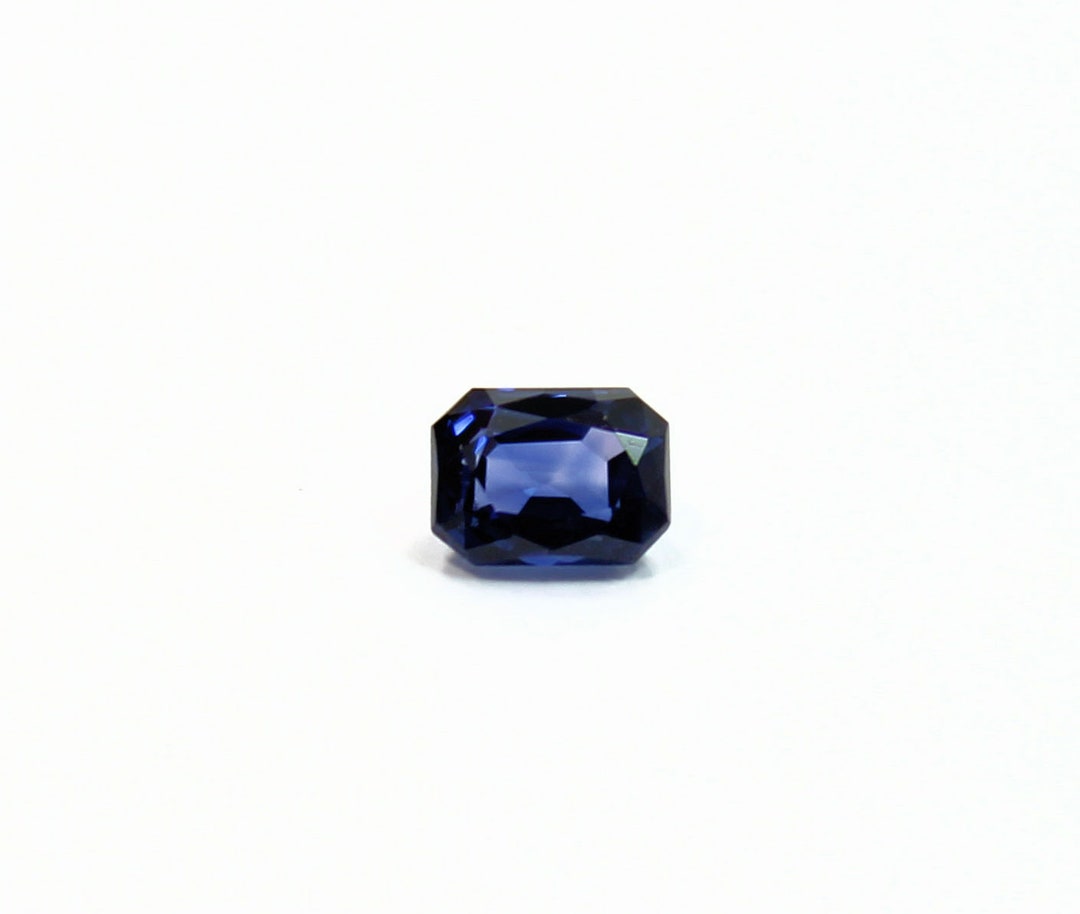 Majestic .70 Carat Royal Blue Octagon Cut Sapphire - Etsy