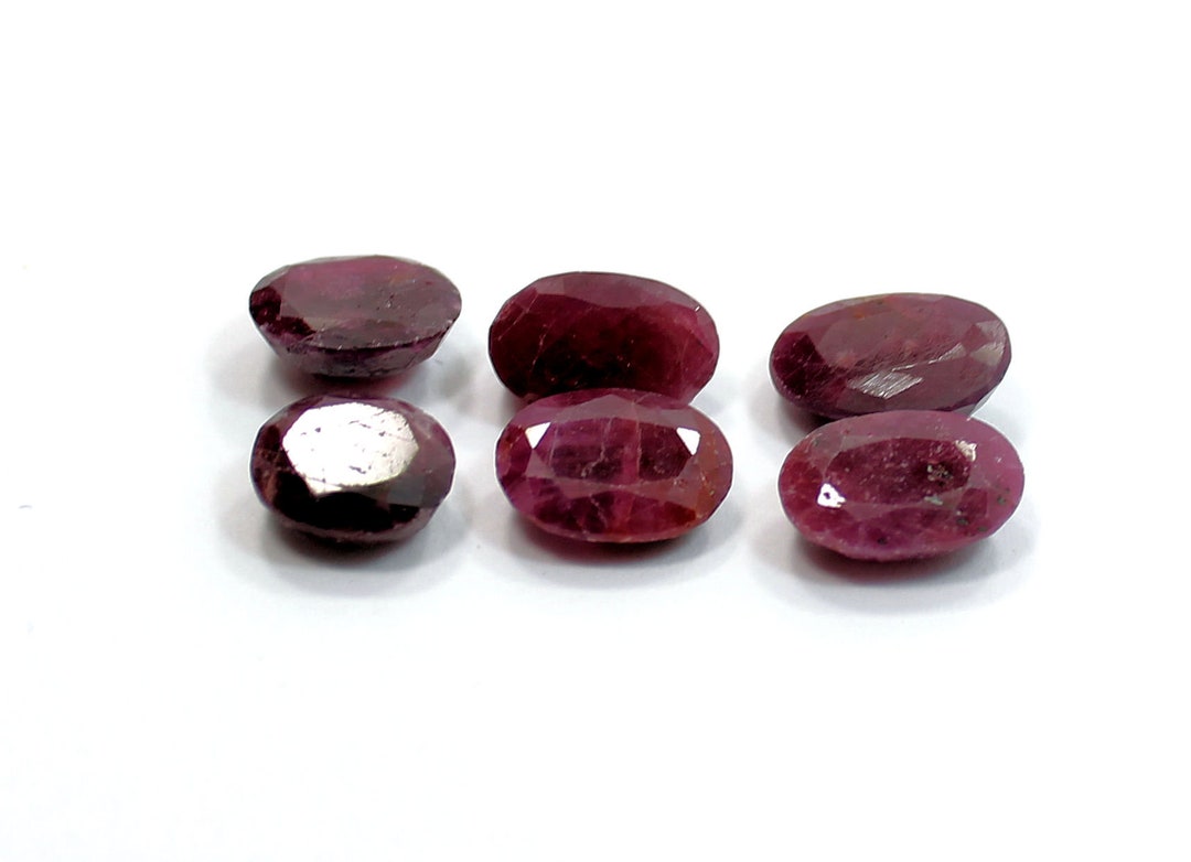 Mixed Lot of 6 Oval Cut 26.57 Carat Natural Ruby - Etsy