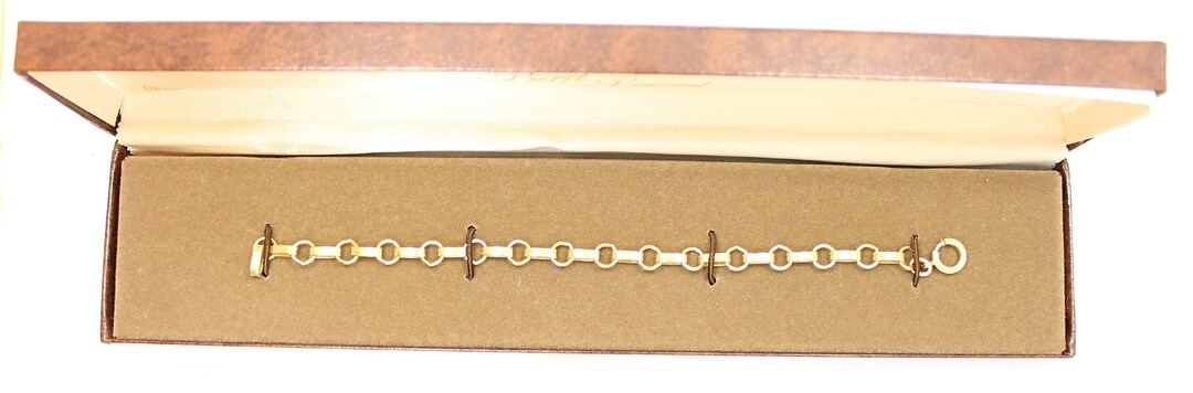 Stunning lestage Ring & Connector 7 Inch Bracelet 12K Gold Filled made ...