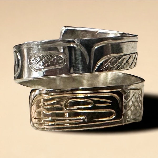 First Nations Wrap Rings - Etsy