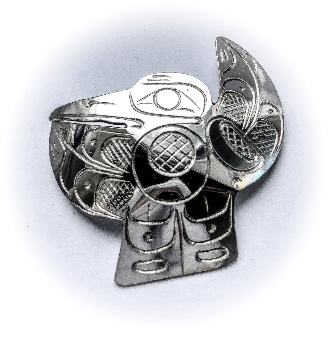 First Nations Hand Carved Hummingbird Statement Pendant, 92.5 Silver - Etsy