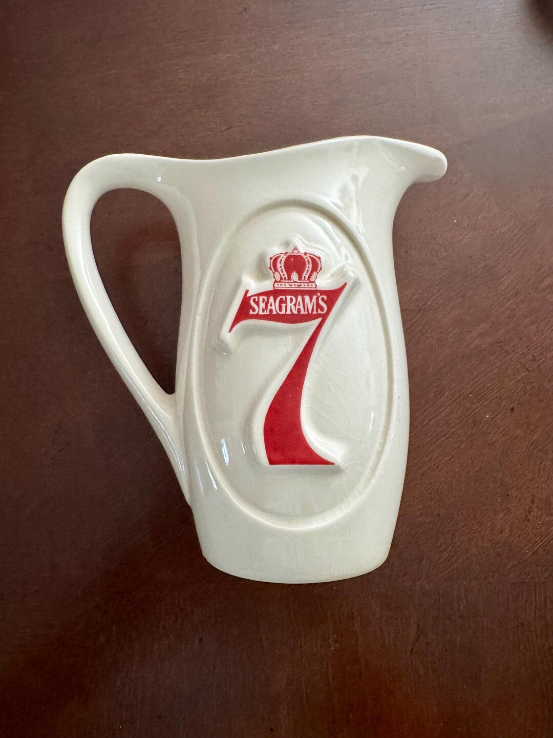 Seagrams Seven Crown Whiskey Ceramic Pitcher (1960’s) - Etsy