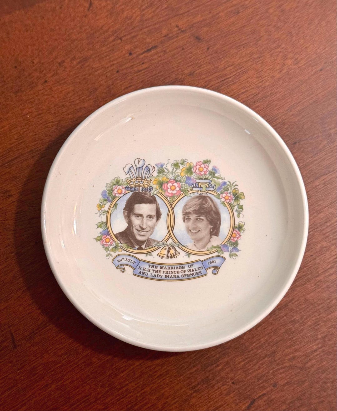 Prince Charles & Princess Diana- Wedding Commemorative Plate - Etsy