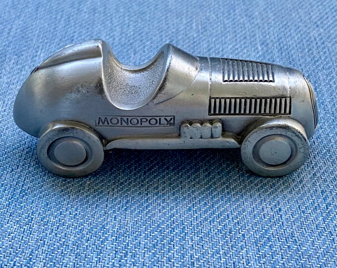 Monopoly Pewter Racecar Paperweight - Etsy