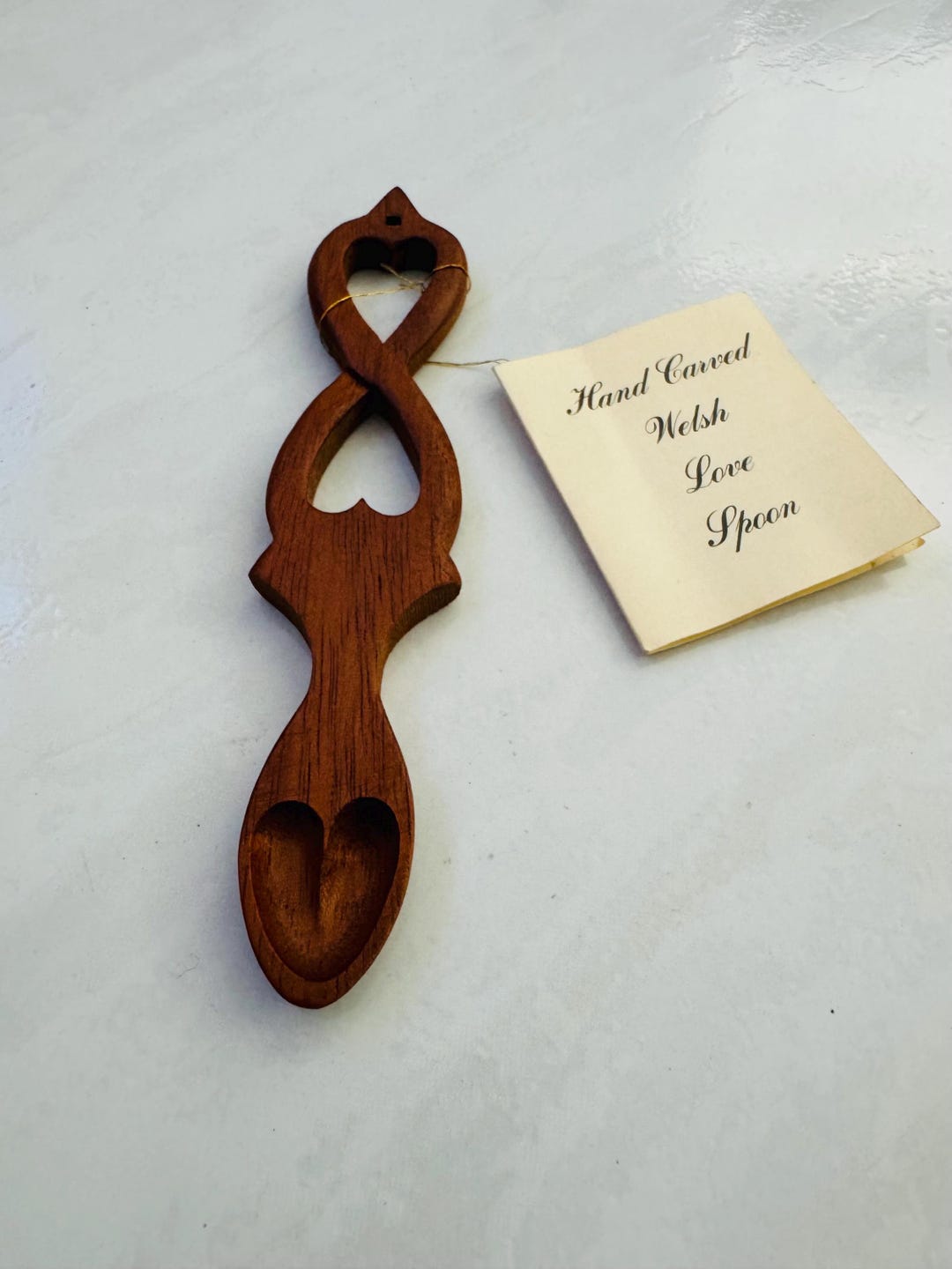 Welsh Love Spoon- Hand Carved Wooden Love Spoon - Etsy