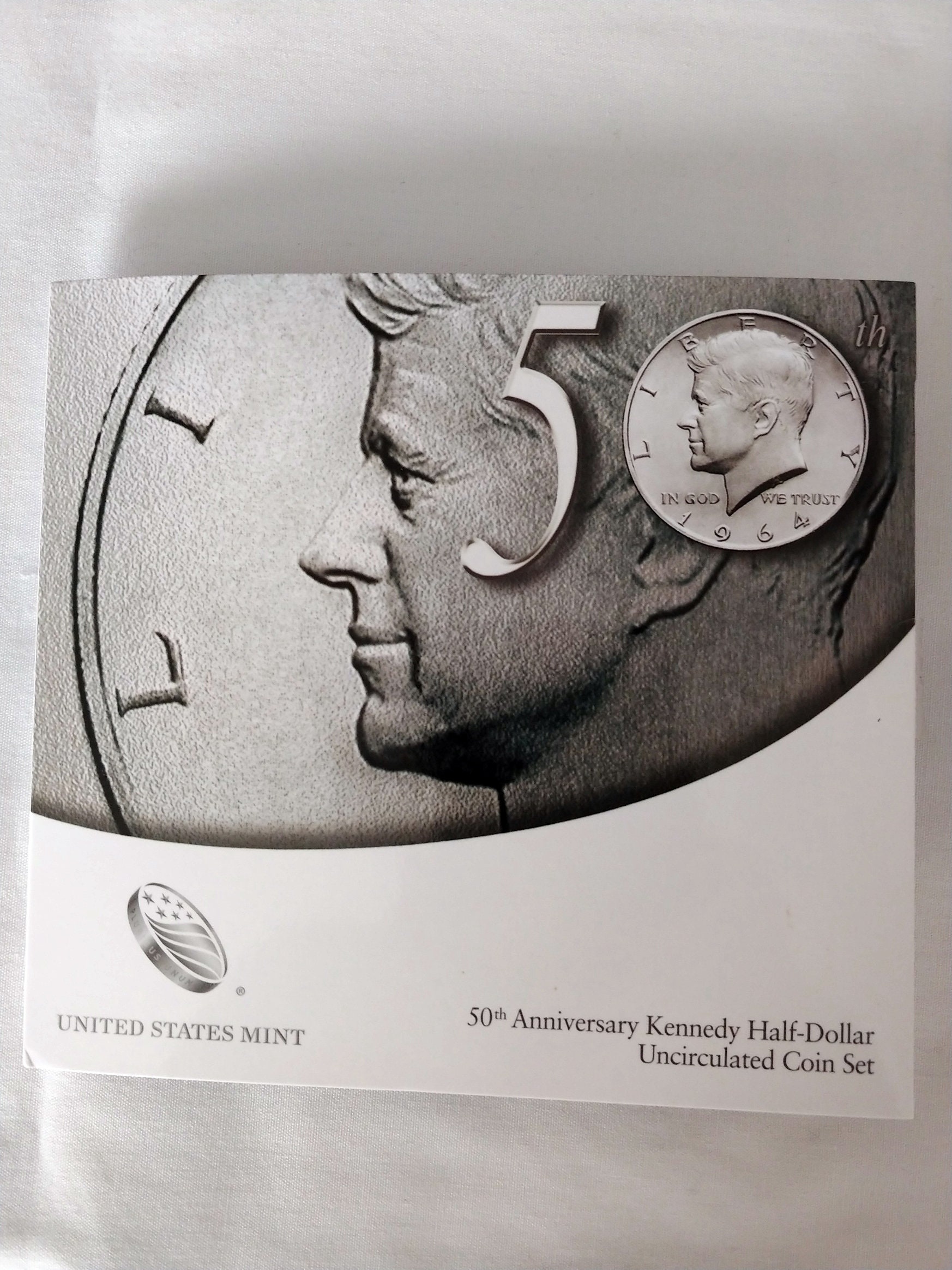 50th Anniversary Kennedy Half-dollar Uncirculated Coin Set--2 Coins - Etsy