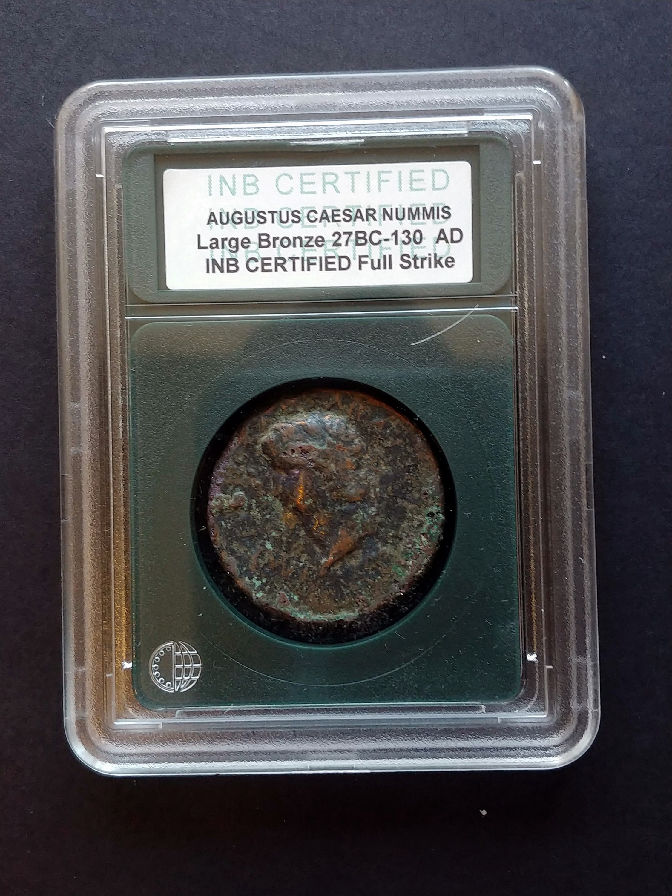 Augustus Caesar Nummislarge Bronze 27BC 130 AD INB - Etsy