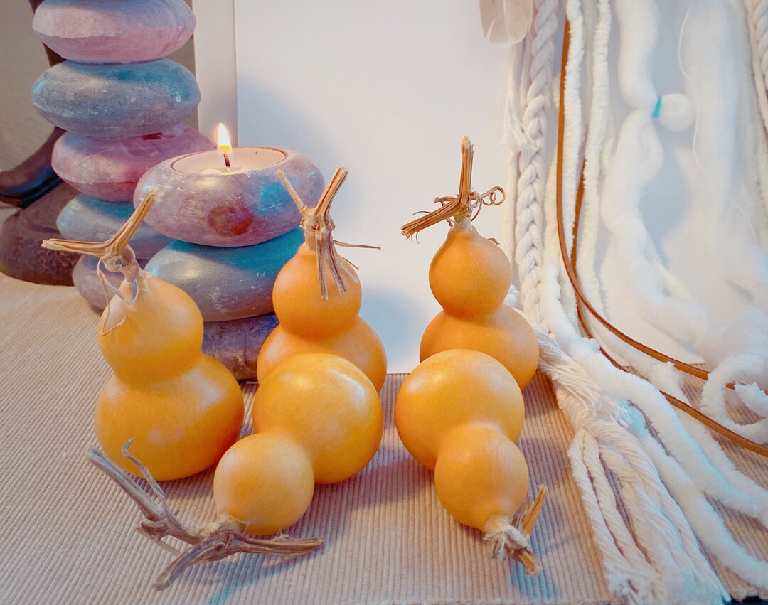 5 Gourds per Set, Small Calabash Gourds, Charms for Feng Shui, DIY ...