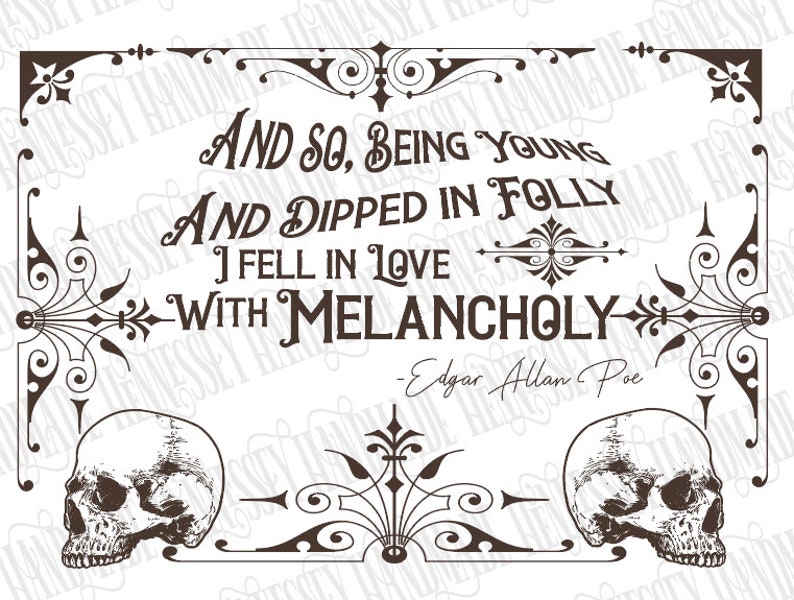 Edgar Allan Poe so Being Young, SVG Laser File ,glowforge, Polar, Xtool ...