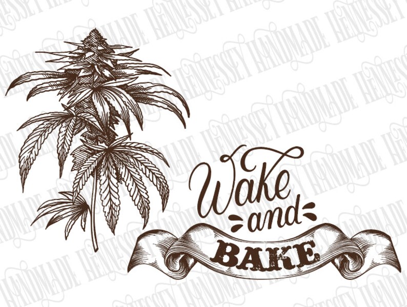 Wake and Bake, SVG Laser Cut File , Glowforge, Polar, Xtool, Aura, Sublimation Print Download ...