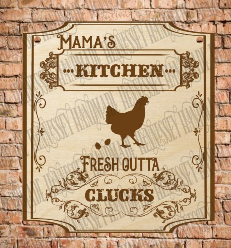 Funny Chicken Sign, SVG Laser Cut File , Glowforge, Omtech Polar, Xtool ...