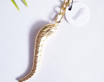 Italian Horn Keychain for Men - Etsy