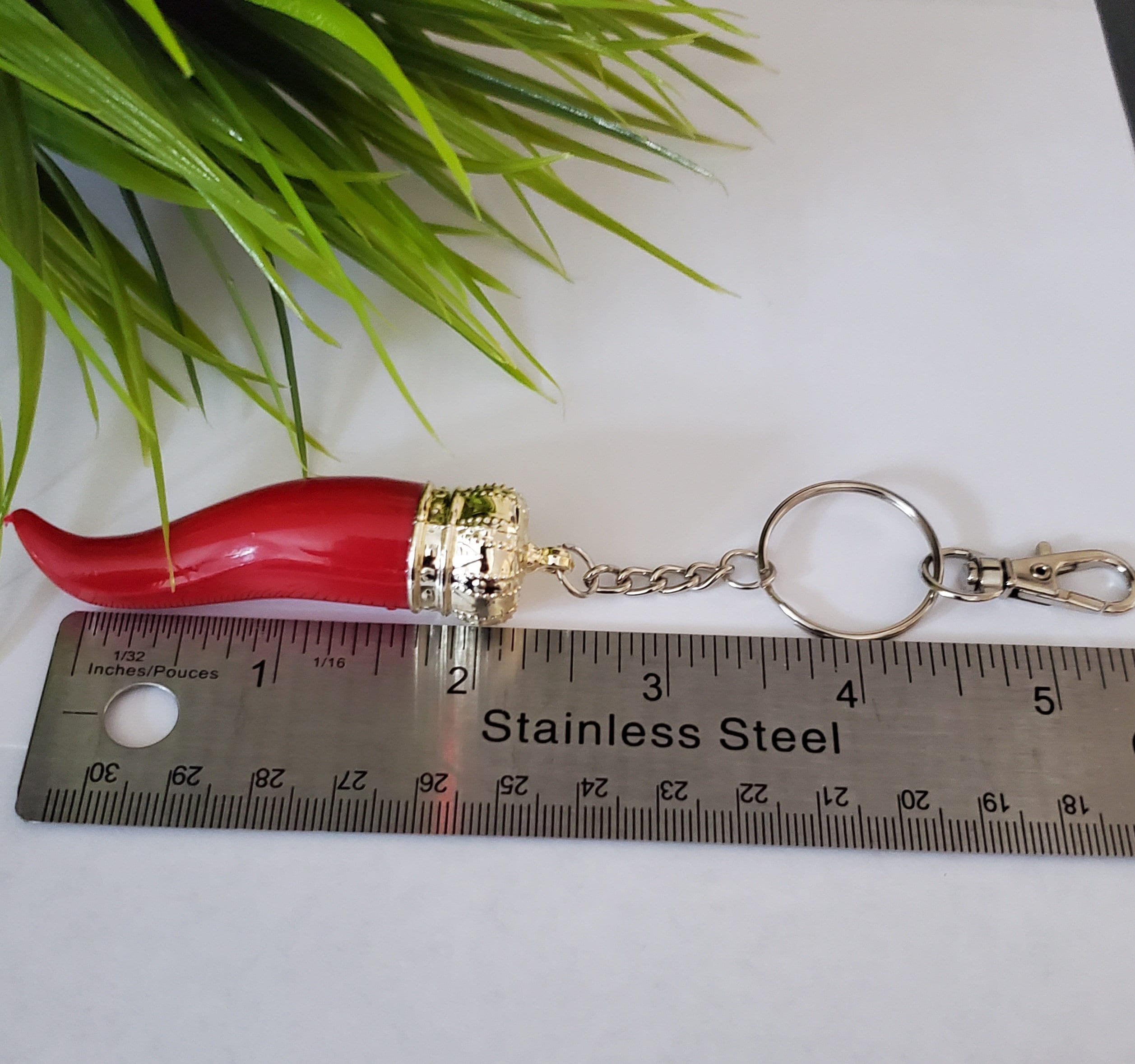 Cornicello, Lucky Italian Horn Keychain - Etsy