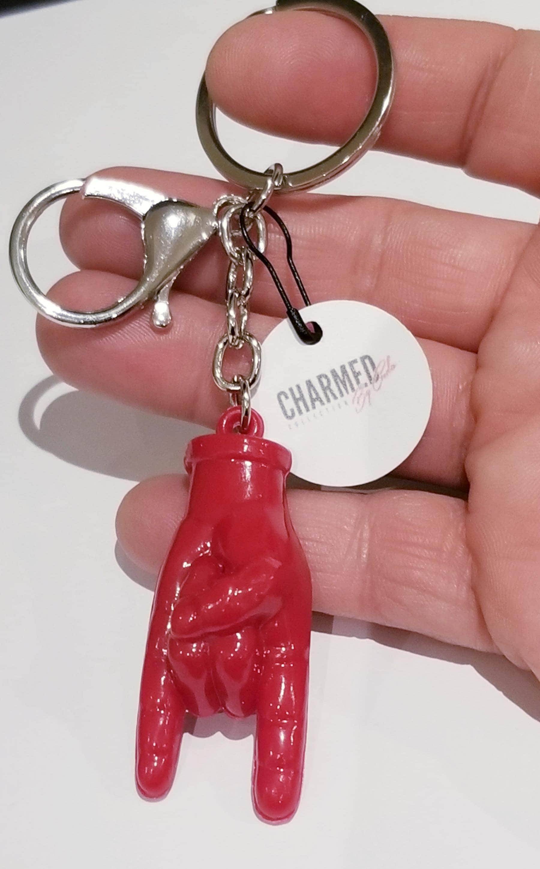 Mano Cornuto, Italian Horned Hand Lucky Charm, Keychain/bag Charm - Etsy