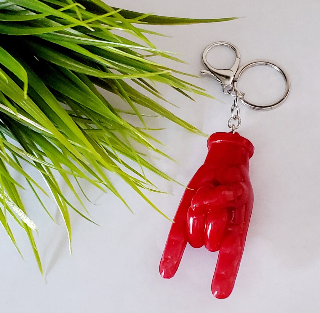 Mano Cornuto, Italian Horned Hand, Italian Lucky Charm Keychain - Etsy