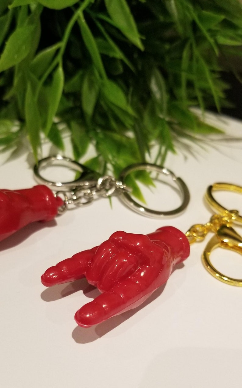 Mano Cornuto, Italian Horned Hand Lucky Charm, Keychain/bag Charm - Etsy