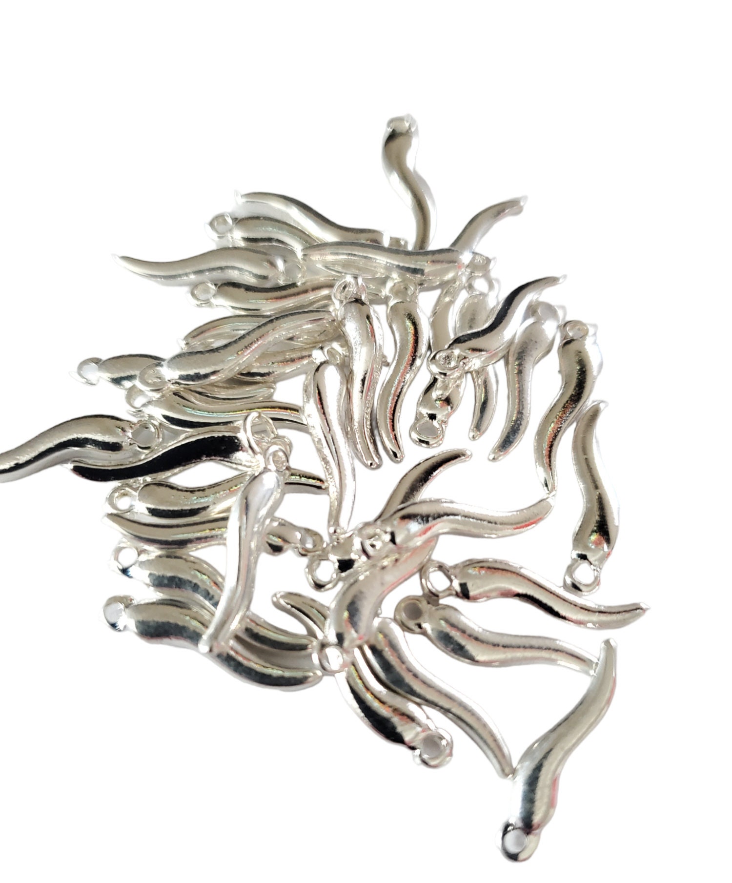 Cornicello, Lucky Italian Horn, Mano Cornuto, Horned Hand Charm on ...