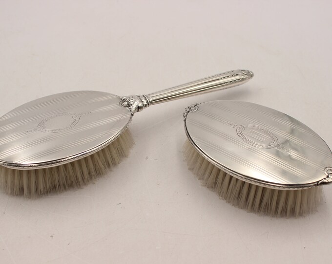Vintage 1860's Sterling Silver Hair Brush Set by R BLACKINTON & CO 1027 ...