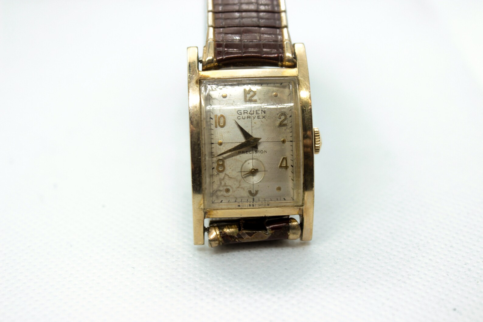 Gruen Curvex Precision 10k GF Vintage Men's Watch - Good Working Cond - Etsy