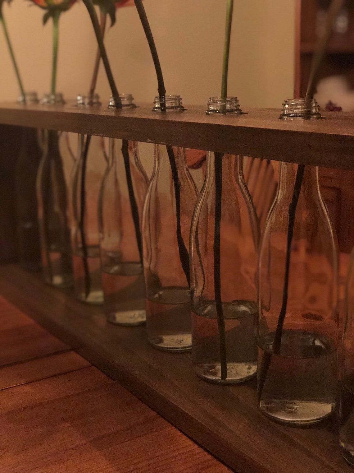 Wooden Flower Centerpiece | Etsy