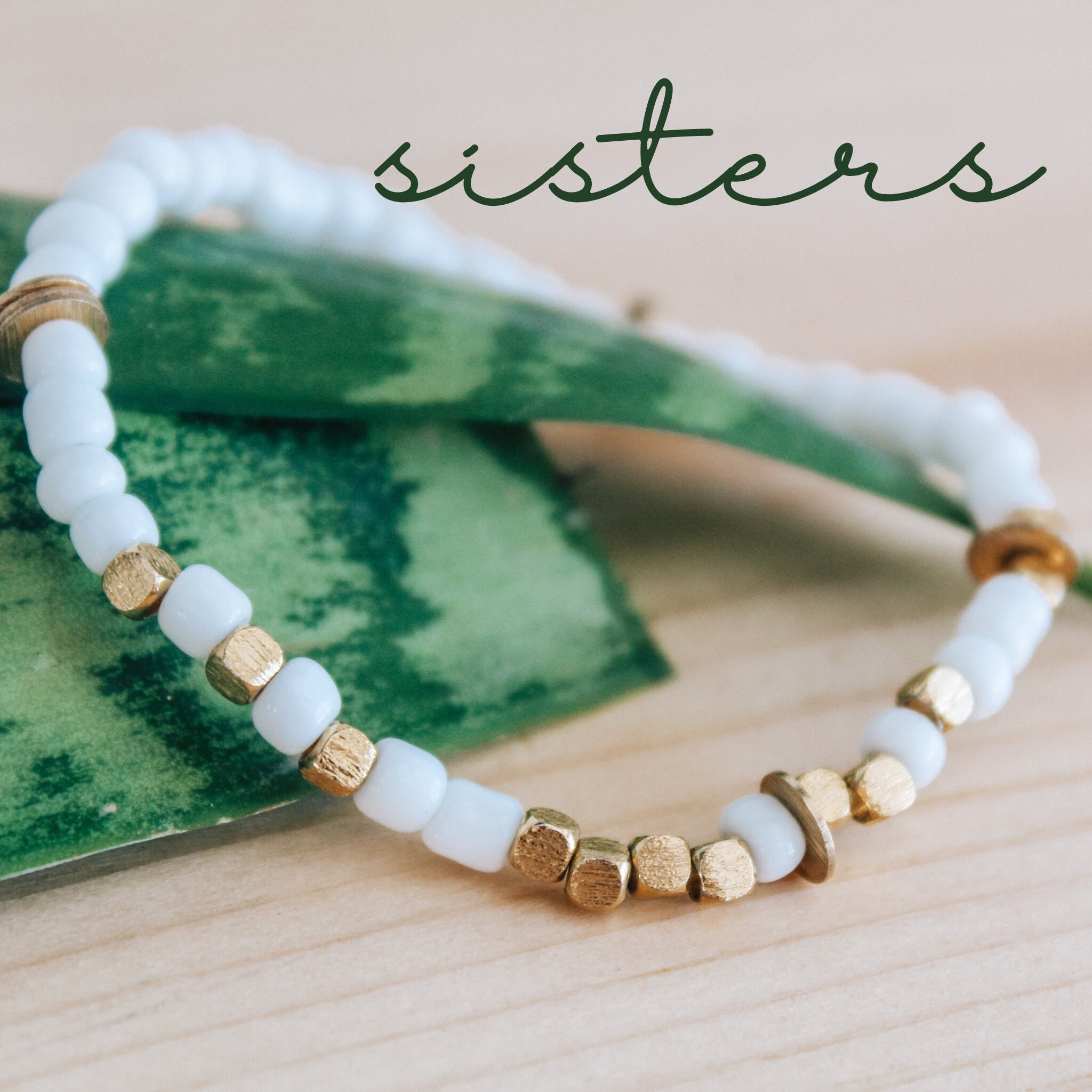 Sisters Morse Code Bracelet. Birthday Gift for Her. Hidden Message ...